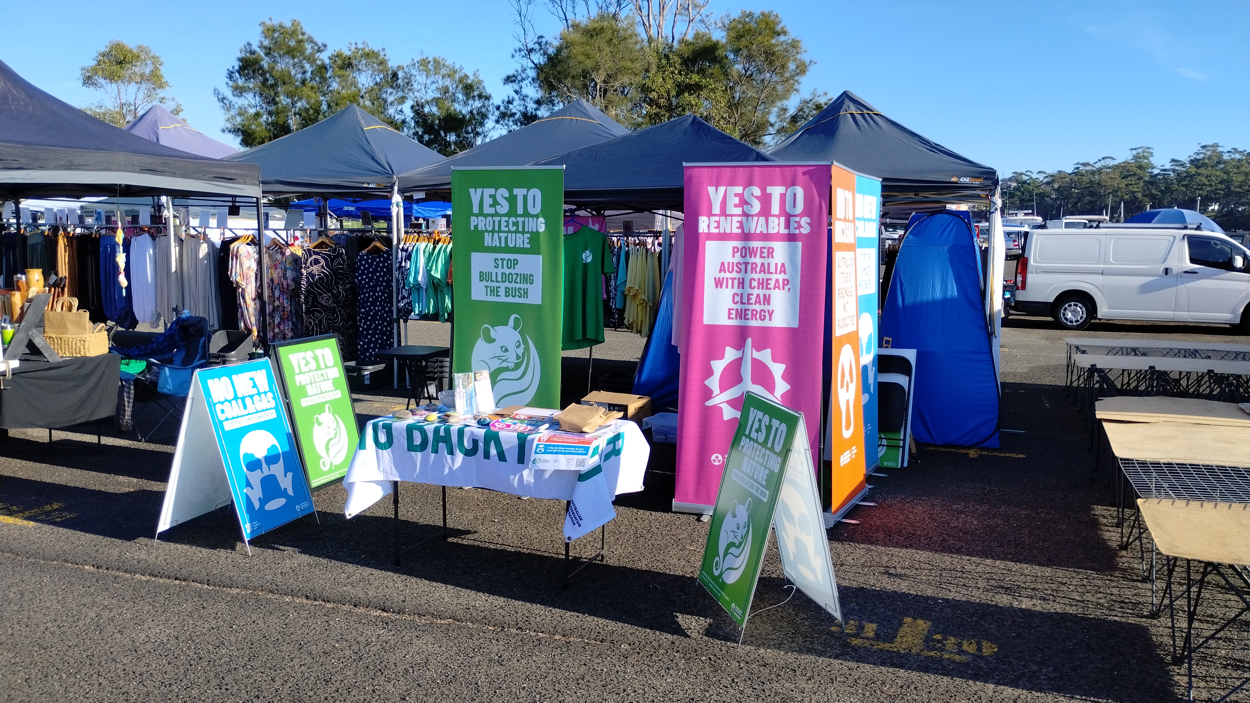 Market Stall at Ulladulla Wharf Markets - Australian Conservation ...